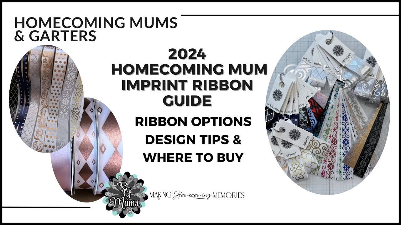 2024 Homecoming Mum Imprint Ribbon Guide | Design Options, Where to Buy ...