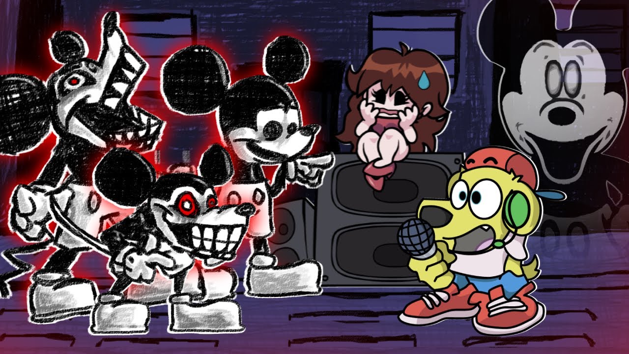 MICKEY HORROR MODE!! Friday Night Funkin vs MICKEY MOUSE REMASTERED ...