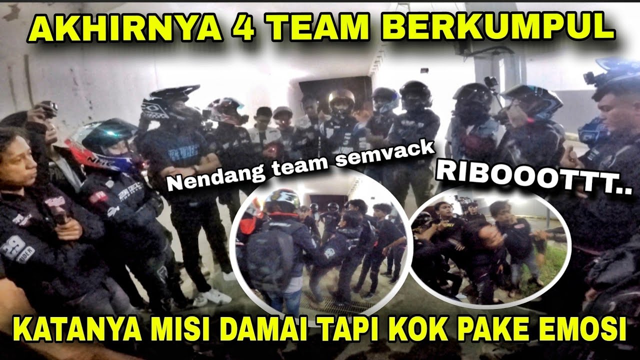 AKHIRNYA 4 TEAM BERKUMPUL team semvack , MV Bogor , kuproy , rider ...