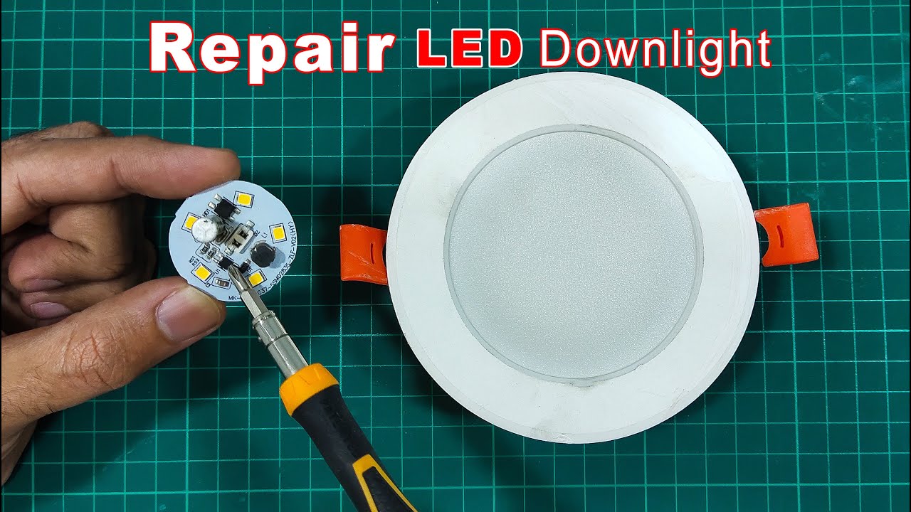 How To Repair LED Downlight | Repair LED Blub in Urdu/Hindi - YouTube