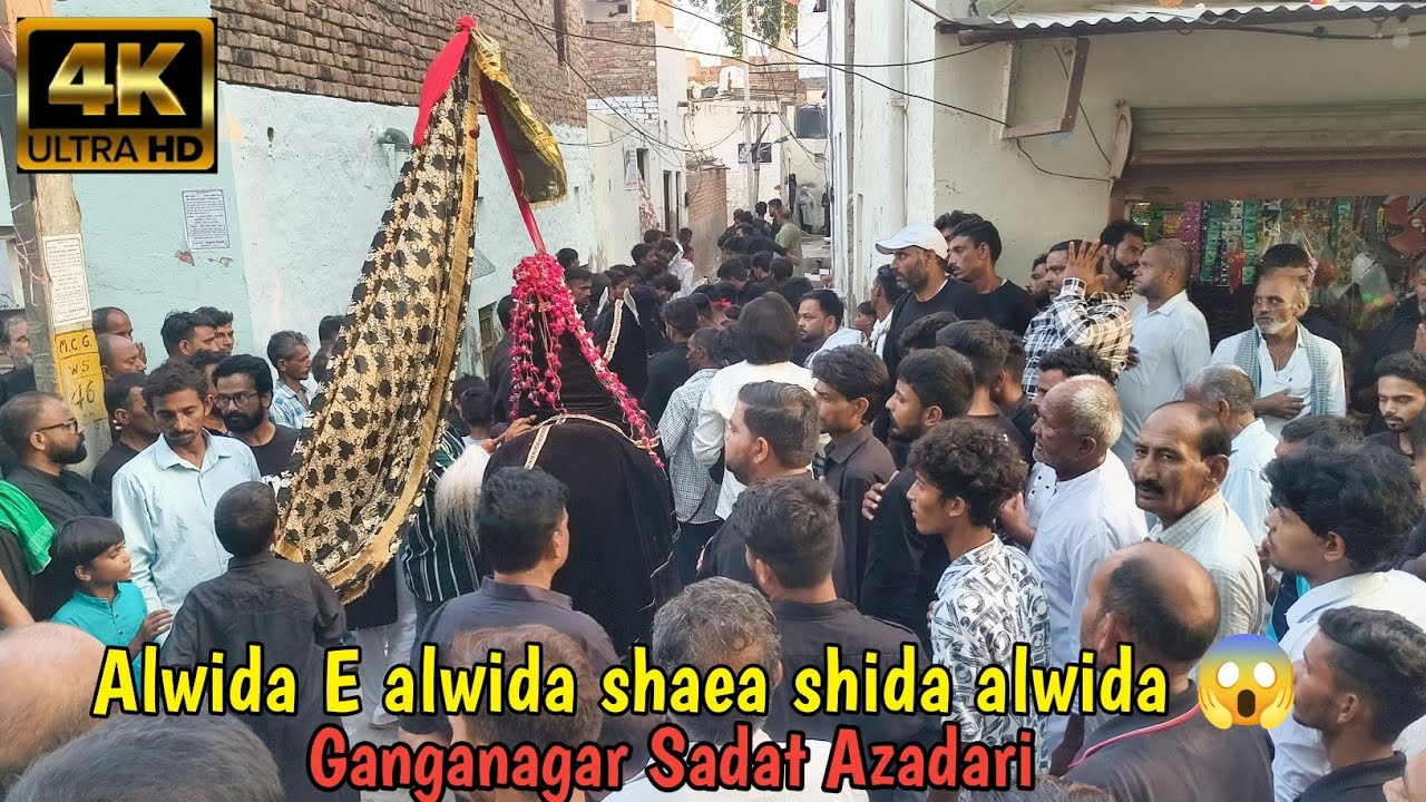 Alwida E alwida ya hussain ibne alwida Ganganagar 20 Safar Ganganagar ...