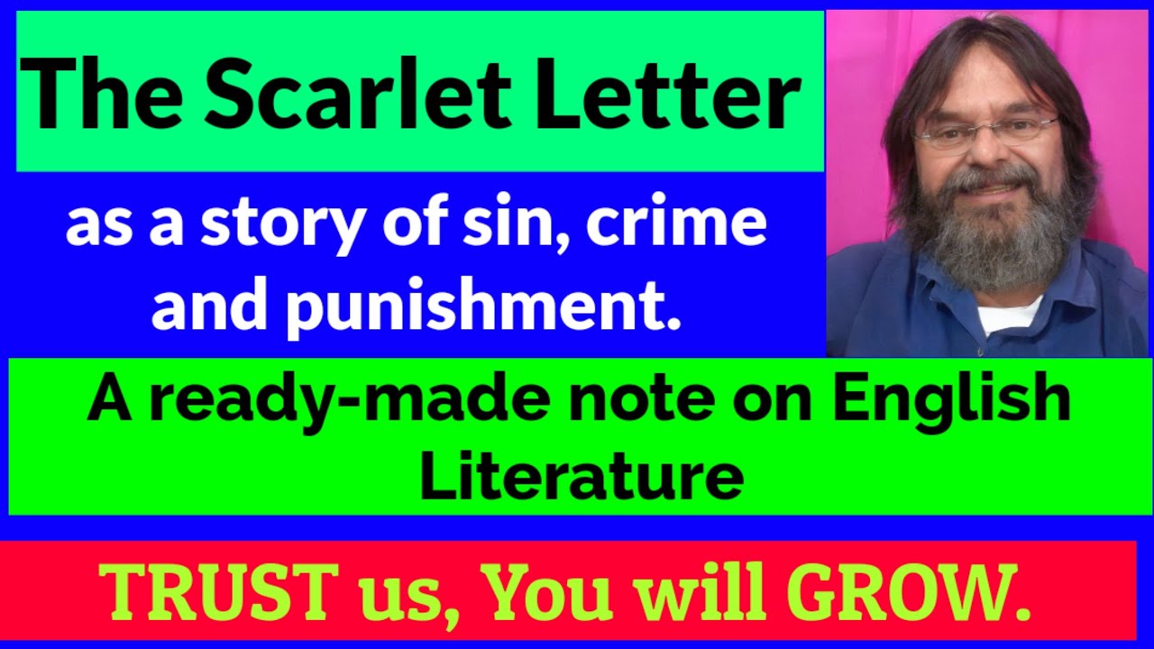 The Scarlet Letter|A story of sin, crime and punishment|Nathaniel ...