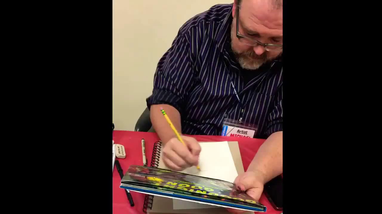 Michael Rex - author and Fangbone creator 2017 - YouTube