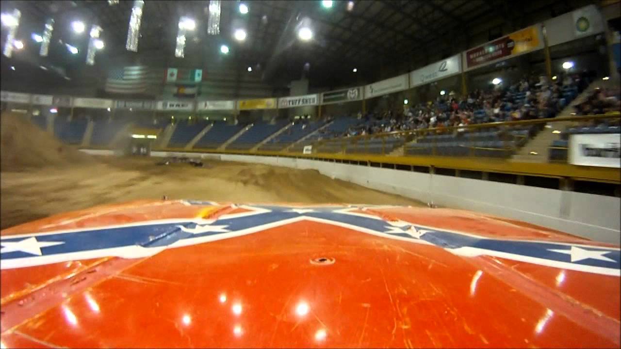 General Lee Racing with GoPro at the Monster Truck Winter Nationals ...