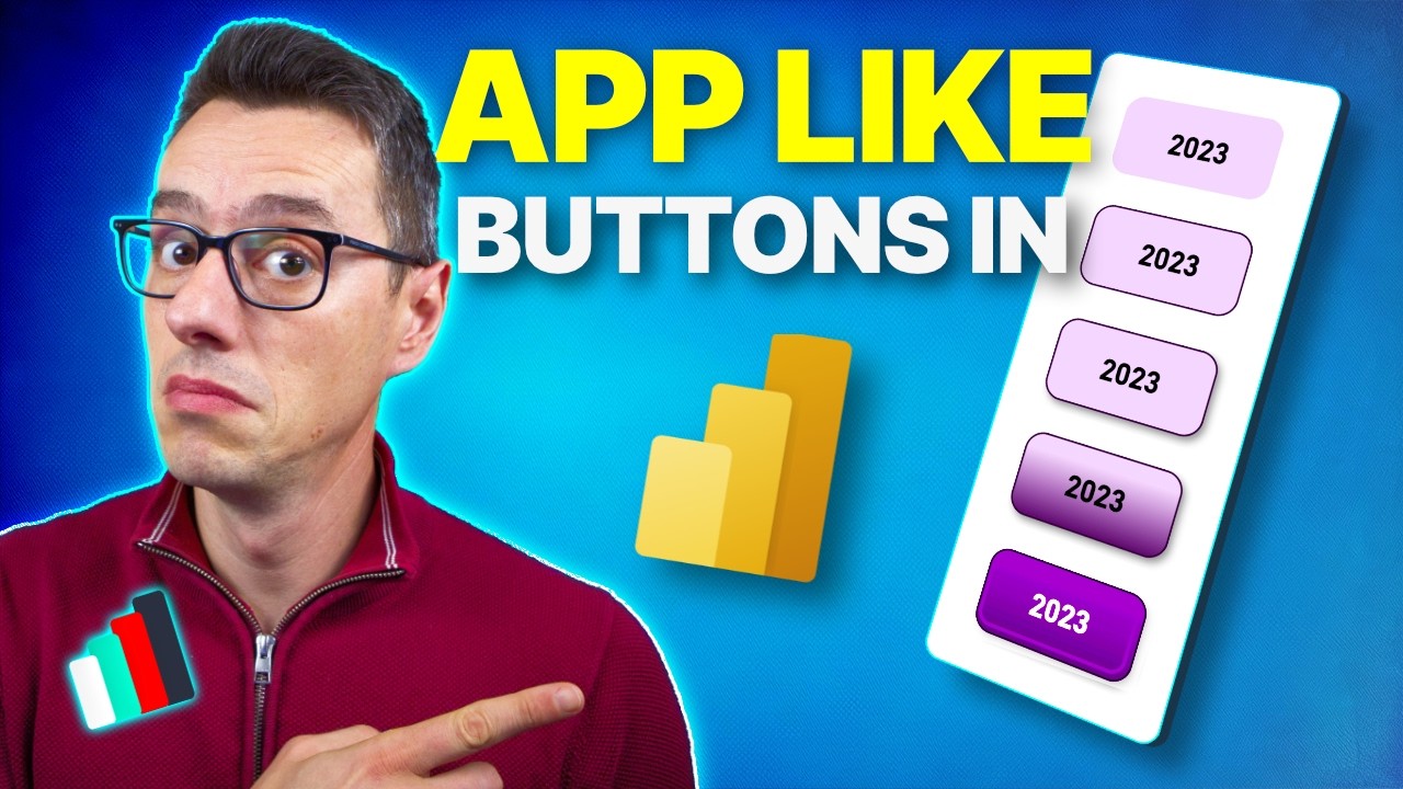 Create CUSTOM Power BI Buttons in Minutes! - YouTube