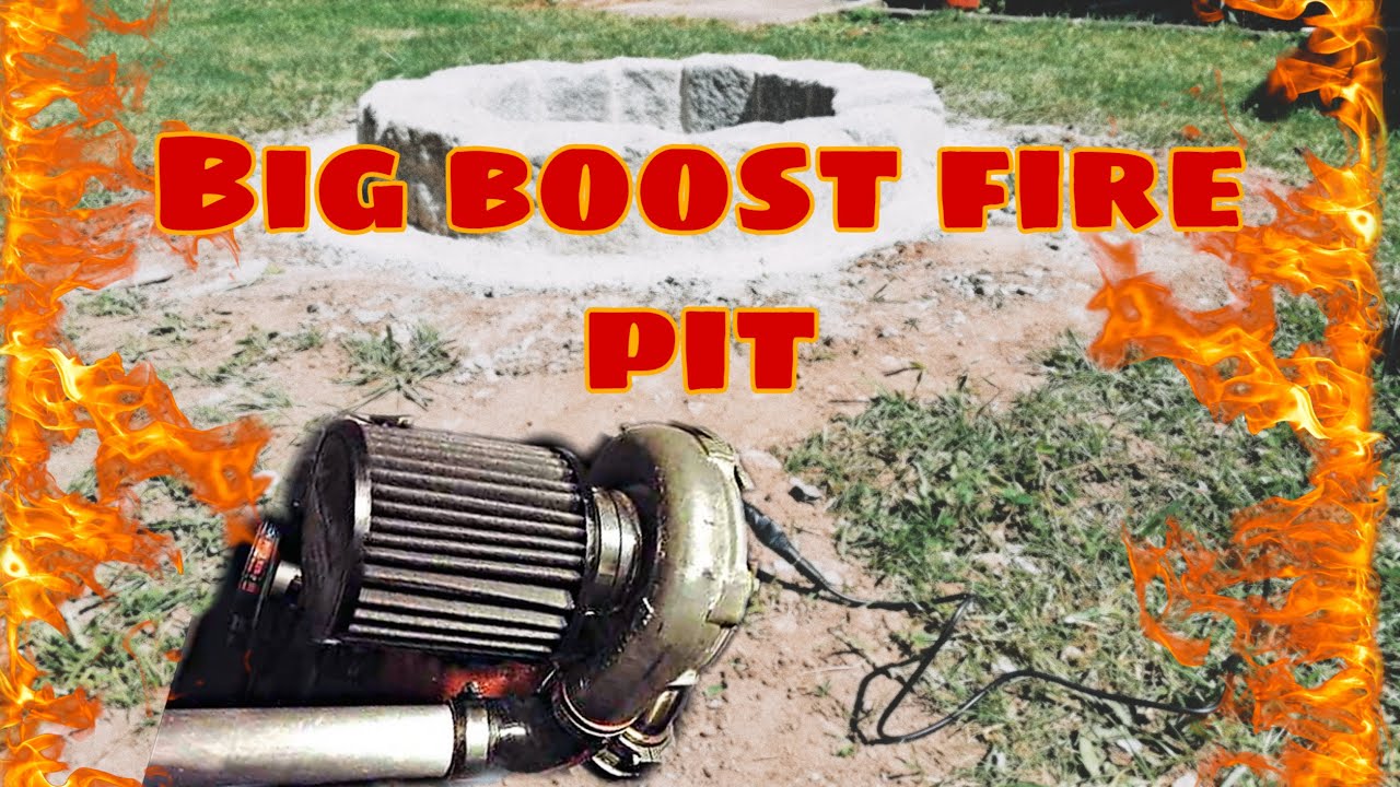 BIG BOOST FIRE PIT / Feuerstelle mit regelbarer Zuluft - YouTube