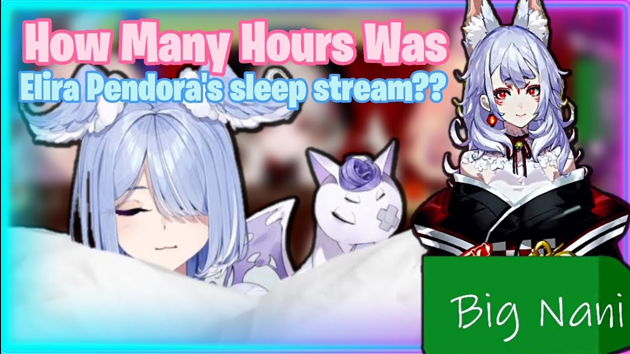 What? Elira Pendora sleeps 11 hours while streaming || Ethyria Game ...