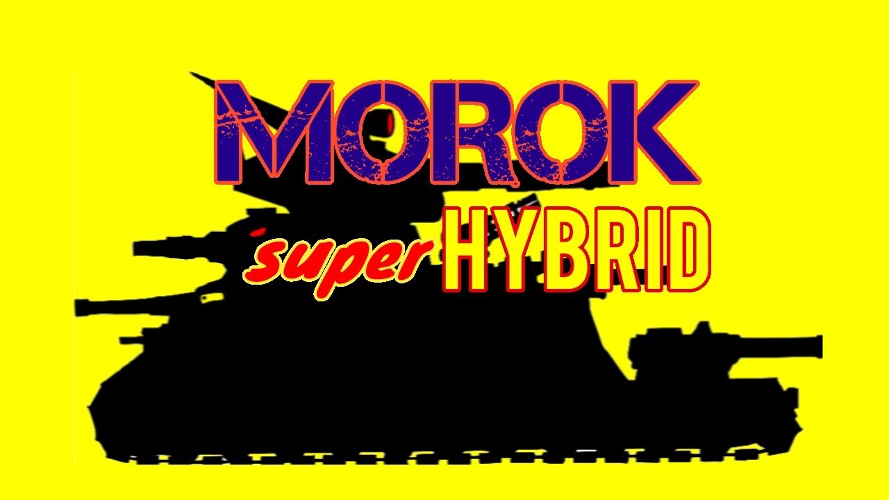 How To Draw Cartoon Tank Hybrid MOROK - Cartoons About Tanks - YouTube