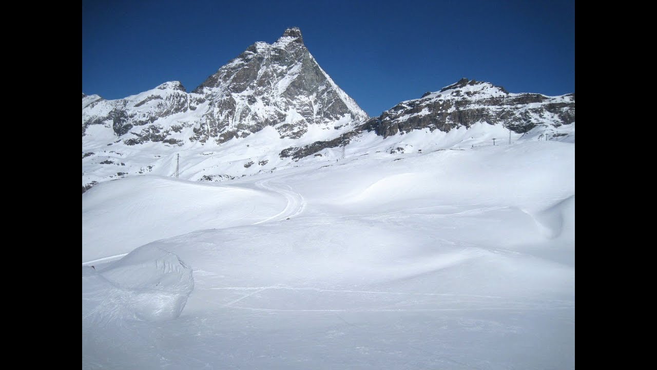 Cervinia skiing in spring review March 2019 - YouTube