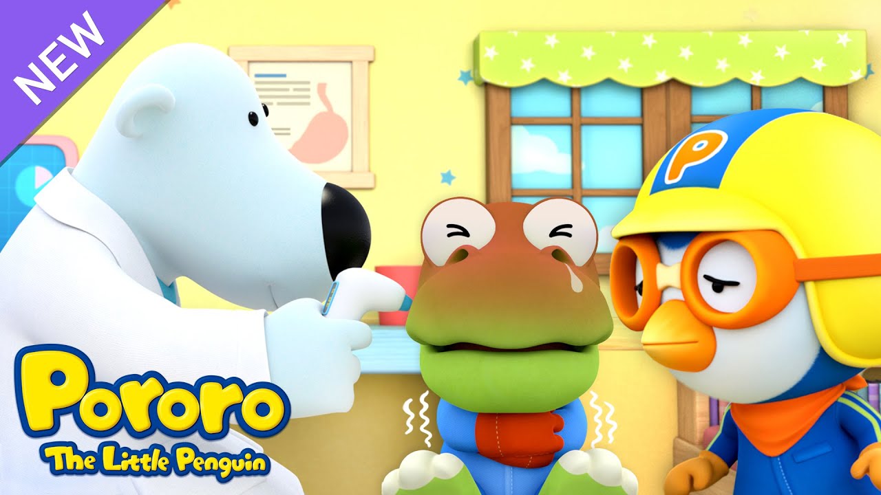 Pororo Ambulance is Here! | I Caught a Cold | Emergency Story & Song ...