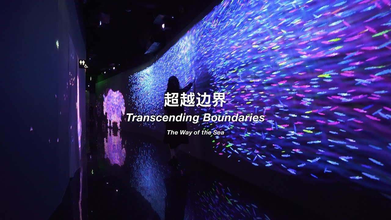 EPSON teamLab无界美术馆：teamLab Borderless Shanghai 超越边界 - 海洋之流动 / Transcending Boundaries - YouTube