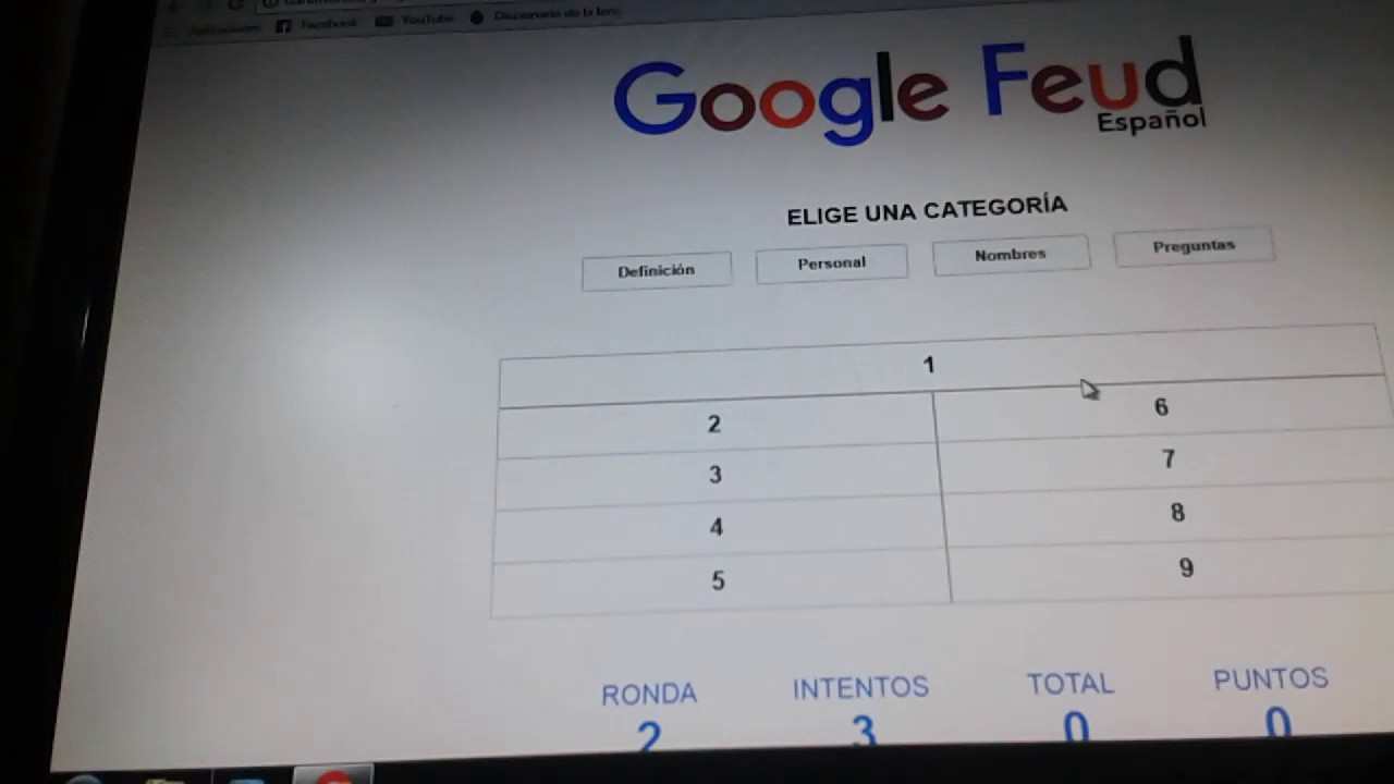 Juego de google challenge - YouTube
