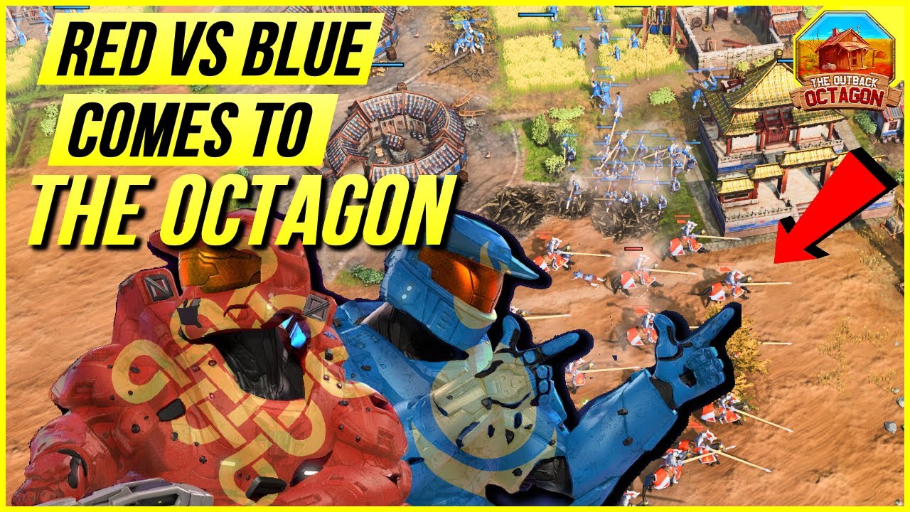 The Outback Octagon - Red Vs Blue Edition - YouTube