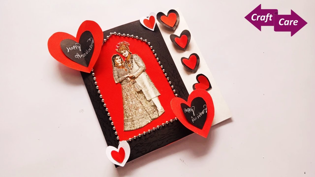 DIY-Monument Anniversary card for dear/How to make lovely Anni. paper ...