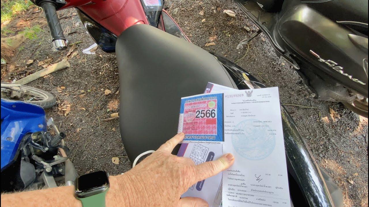 Motorcycle Tax Renewal in Chiang Mai Thailand #chiangmai #chiangmailife ...