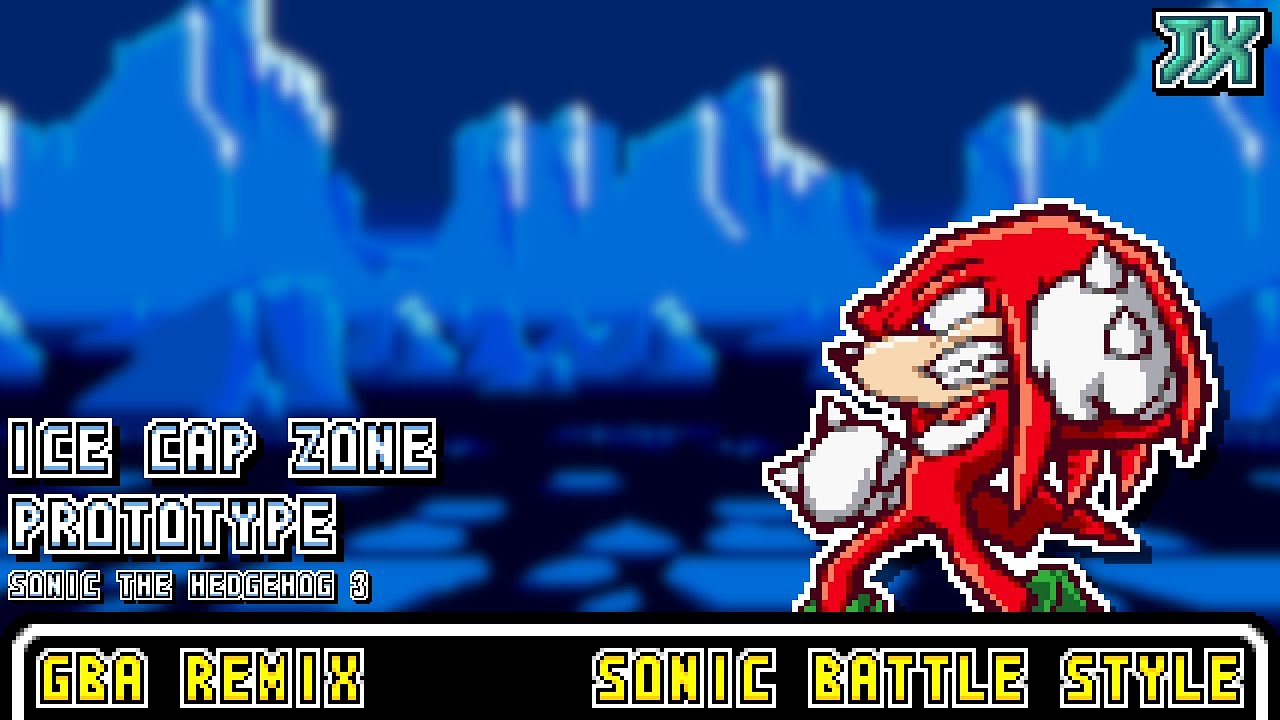 [GBA]Ice Cap Zone(Prototype) - Sonic the Hedgehog 3【Sonic Battle Style ...