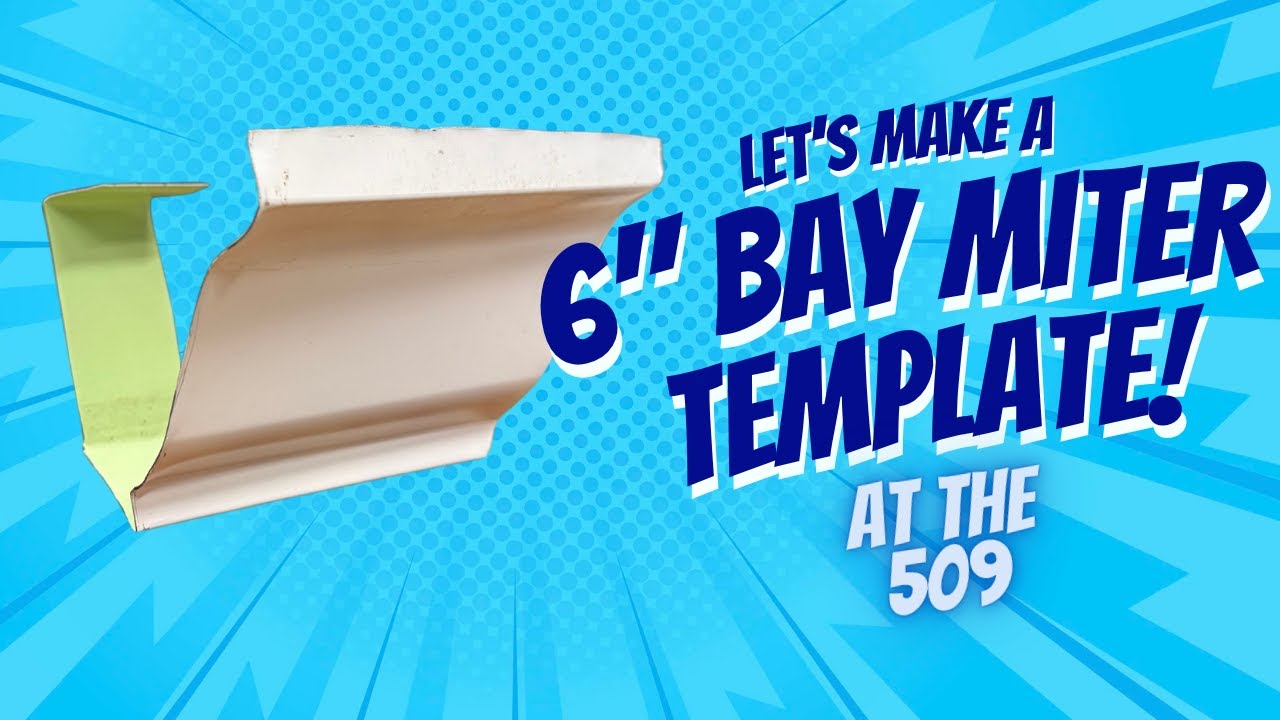 Let's Make A 6" Bay Miter Template | At The 509 - YouTube