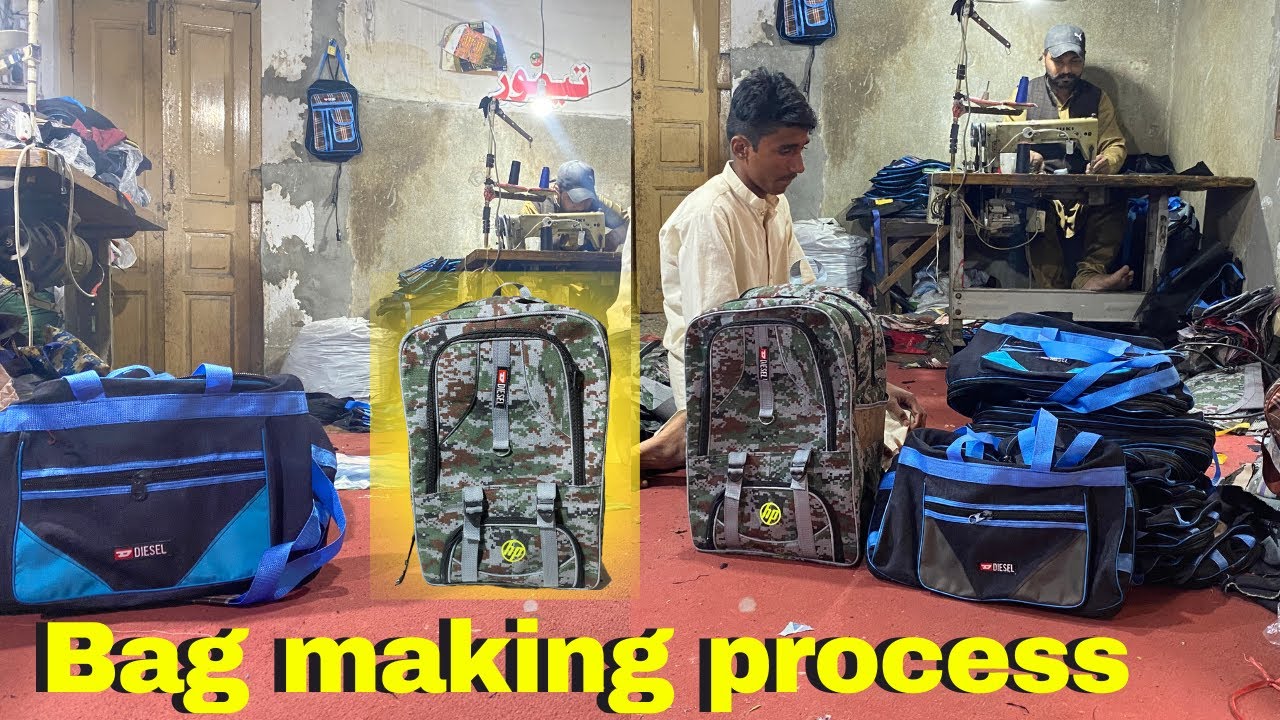 AMAZING Genuine Bag Waterproof Leather Bag Making Process ...