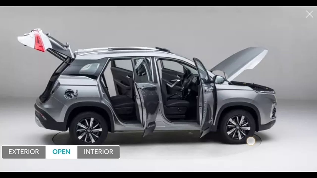 New MG Hector Plus 360 view Style // Exterior and Interior design ...