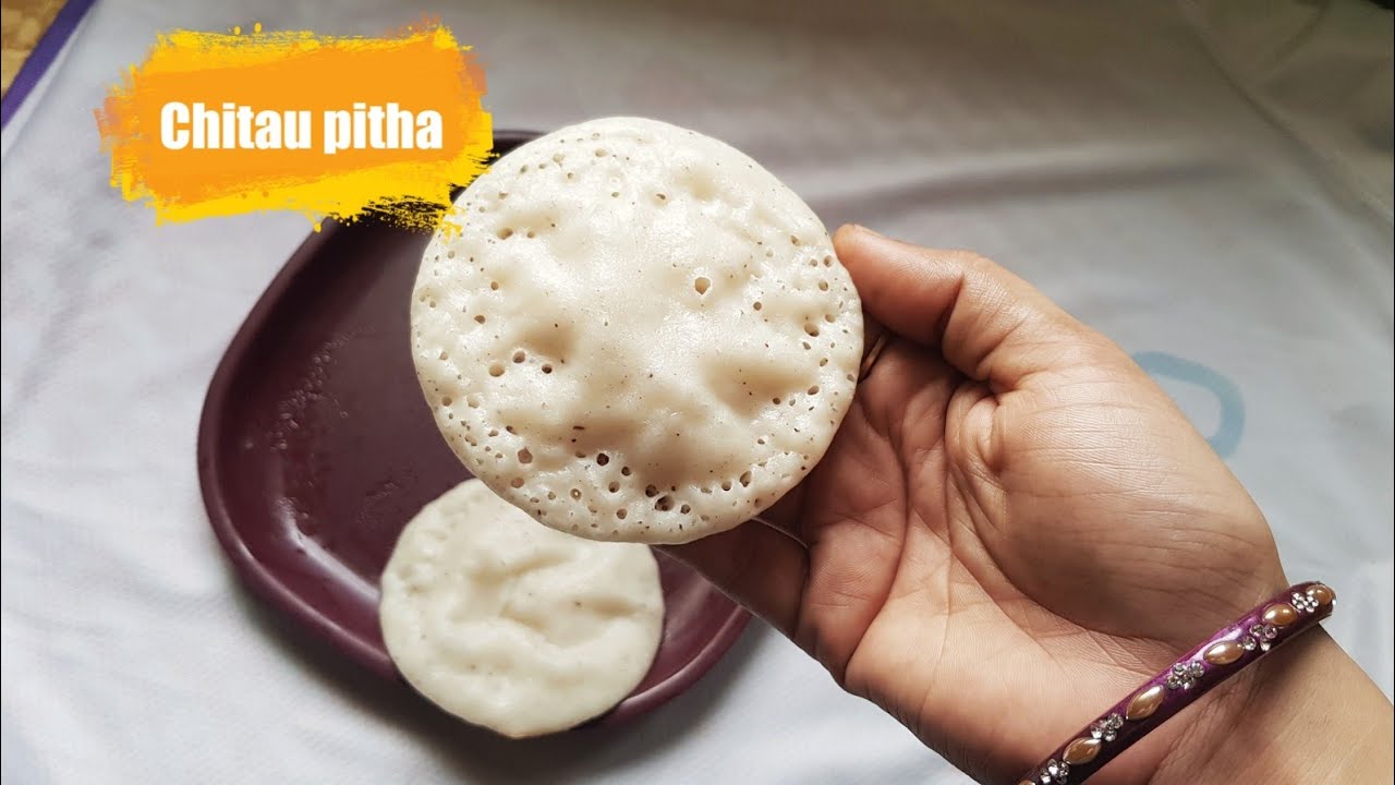 Chitau pitha| ନଡିଆ ଚାଉଳ ଚିତଉ ପିଠା | Odisha style chitau pitha - YouTube