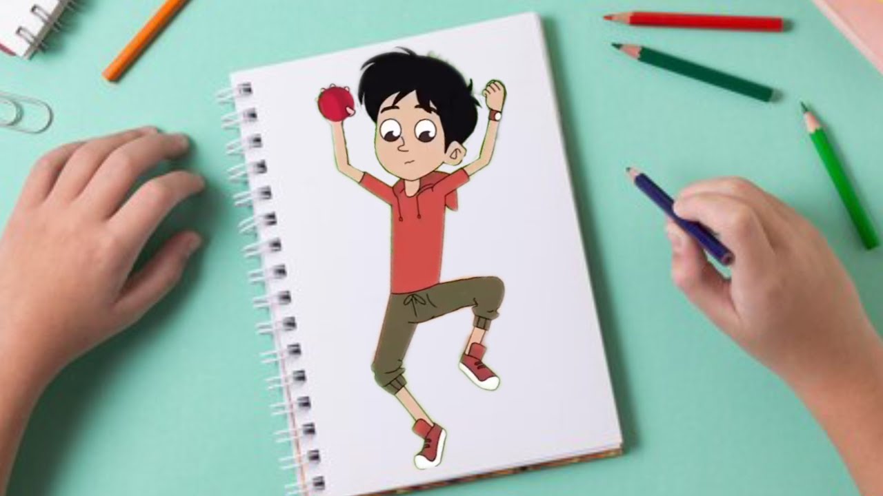 How to draw Bunty easy step by step / chikoo aur Bunty cartoon drawing ...