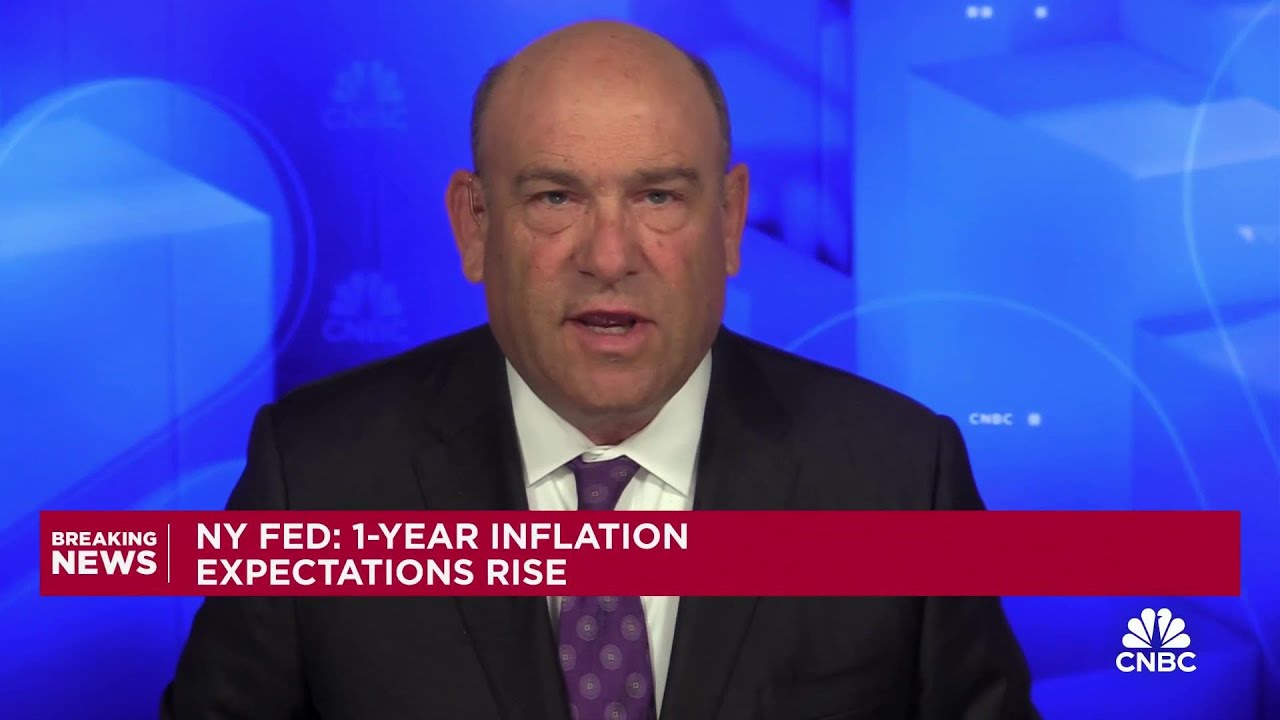 NY Fed: One-year inflation expectations rise - YouTube