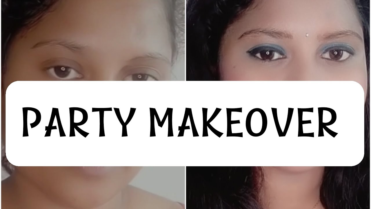 Party Makeover💄|| మేకప్|| పార్టీ మేక్ఓవర్#youtube#viral #makeup# ...