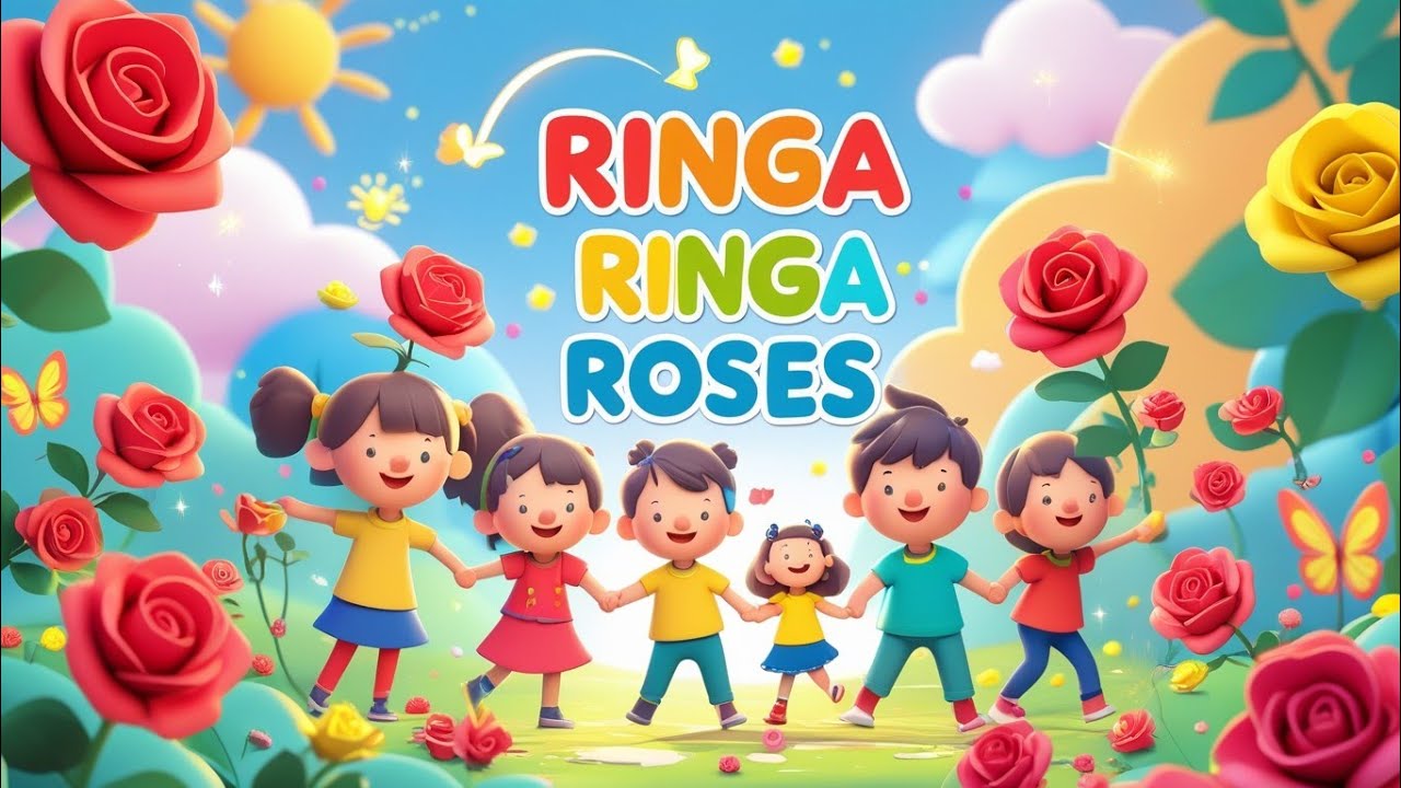“Ringa Ringa Roses | Fun Preschool Song for Kids | Learn, Sing & Dance ...