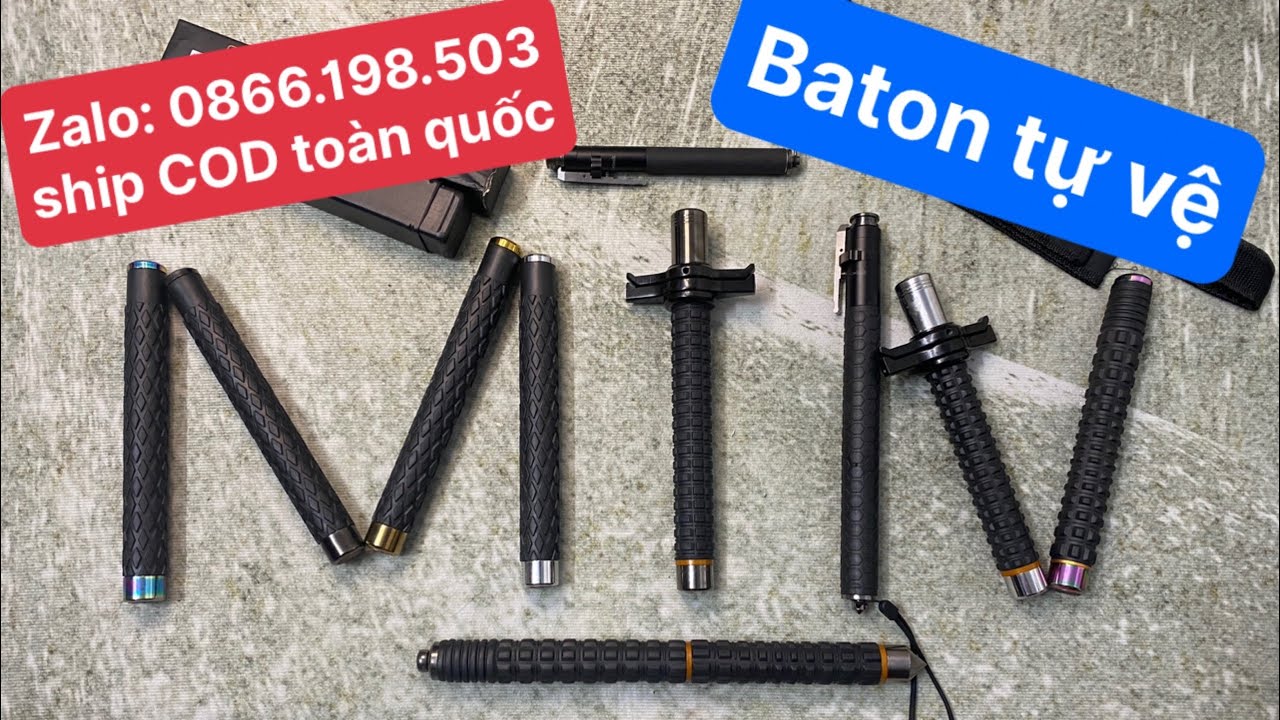 Đồ chơi tự vệ - Tổng hợp các loại baton mới nhất, hiện nay (Chất liệu ...