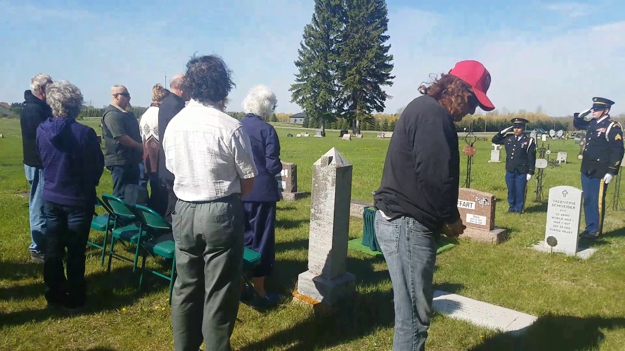 Michael Hoffart burial - YouTube