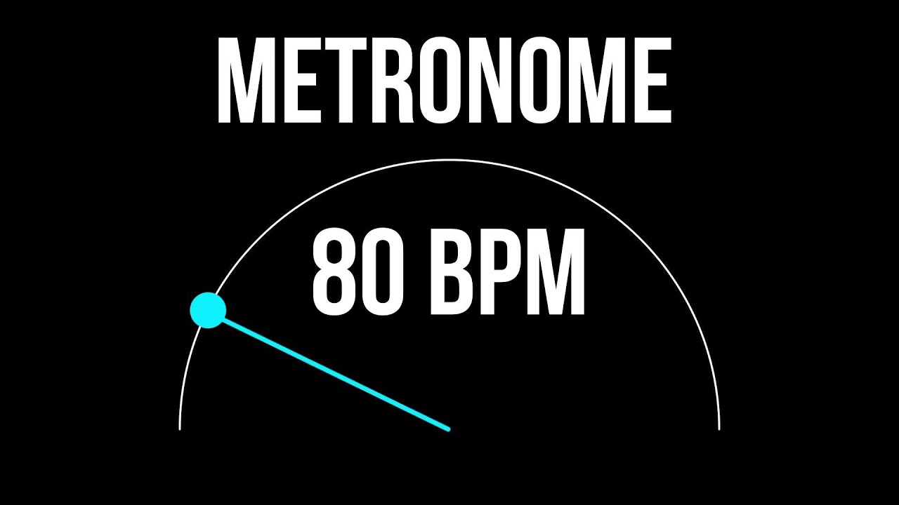 METRONOME 80 BPM 🎶 (5 minutes metronome) - YouTube