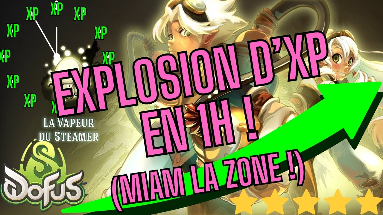 EXPLOSION D'XP sur DOFUS UNITY Steamer du 0 au lvl max en 1H ! Zone de ...