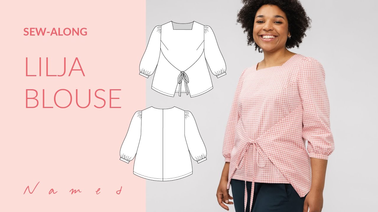 Lilja Dress, Pinafore & Blouse Sew-along | Sewing Tutorials by Named ...