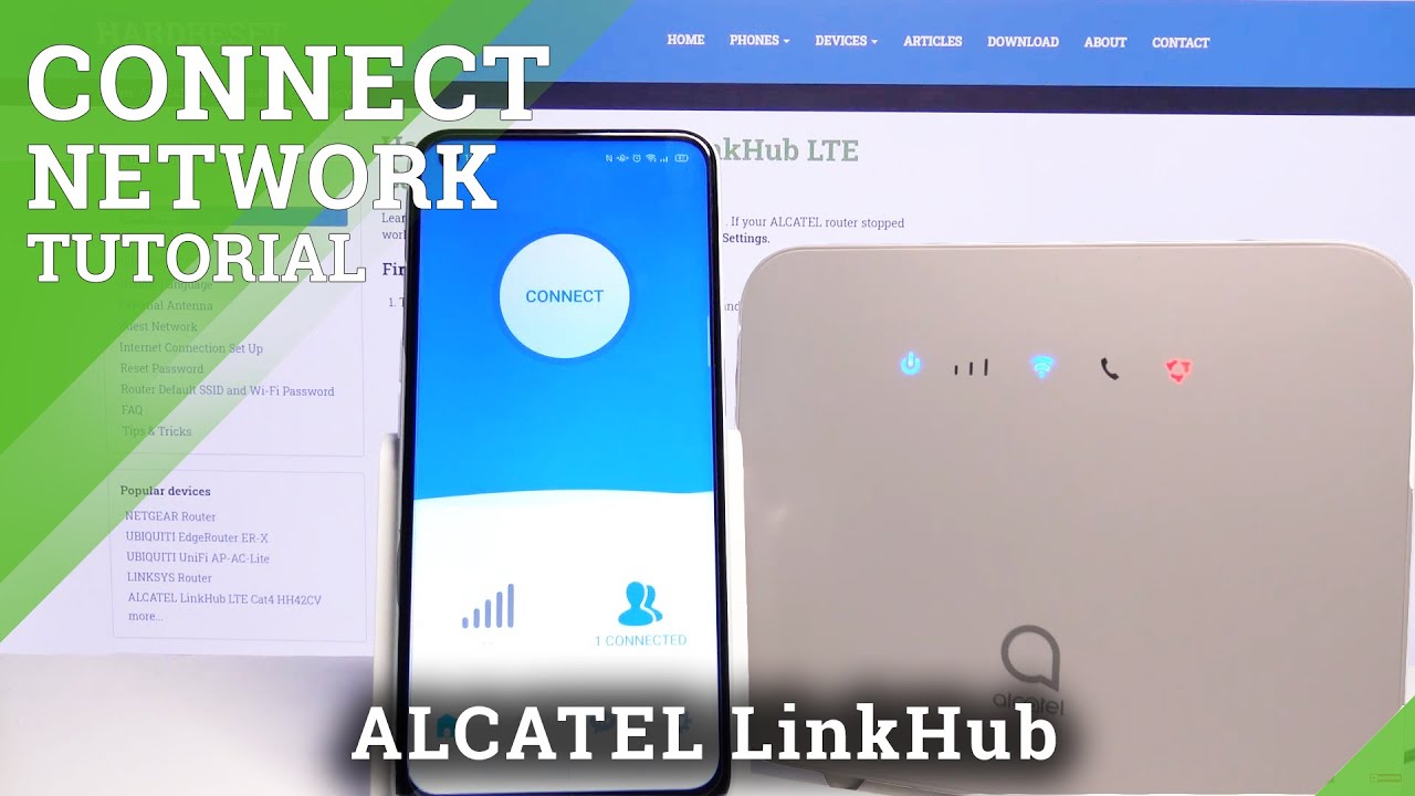 How to Configure Internet Connection on Alcatel LinkHub LTE Cat4 HH42CV ...