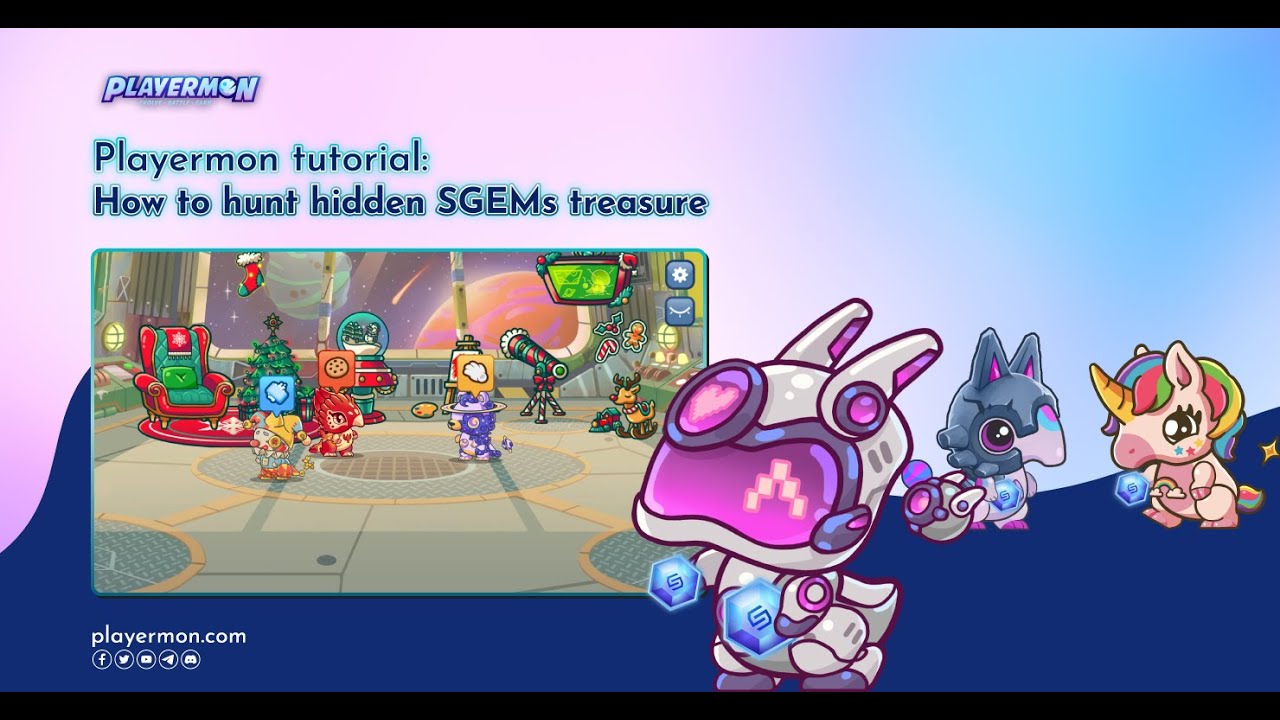 Playermon Tutorial : Step-by-step guide on how to hunt hidden SGEMs treasure - YouTube