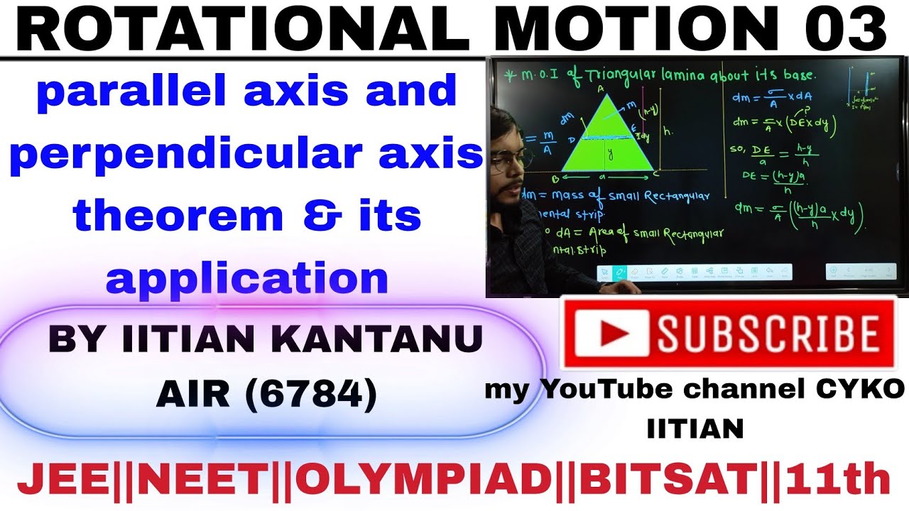 PART 03 || ROTATIONAL MOTION || CLASS 11th || JEE || NEET - YouTube