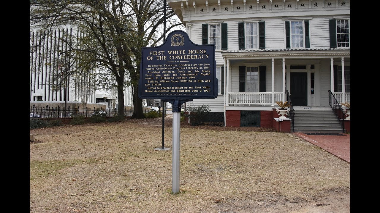 First White House of the Confederacy Montgomery, Alabama - YouTube