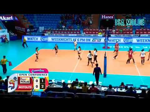 Isa Molde vs BanKo Perlas PVL Open 2019 - YouTube