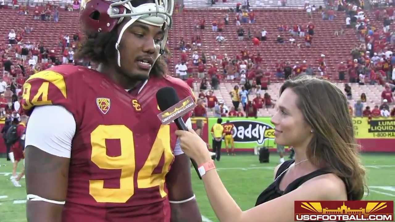 USC defensive tackle Leonard Williams shines against Cal - YouTube