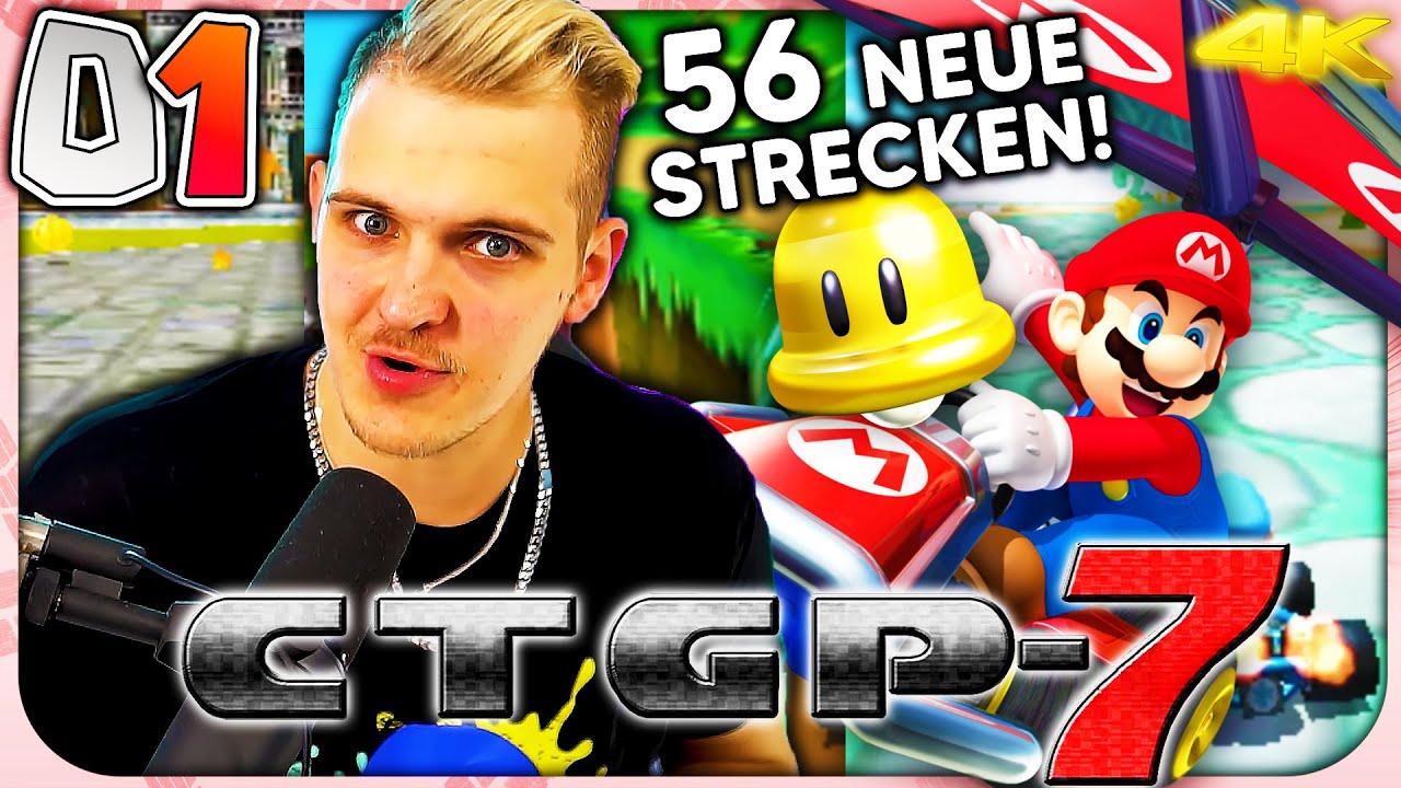 Let's Play CTGP 7 - Mario Kart 7 Custom Tracks #01 🏁 Glocken Cup 150ccm ...
