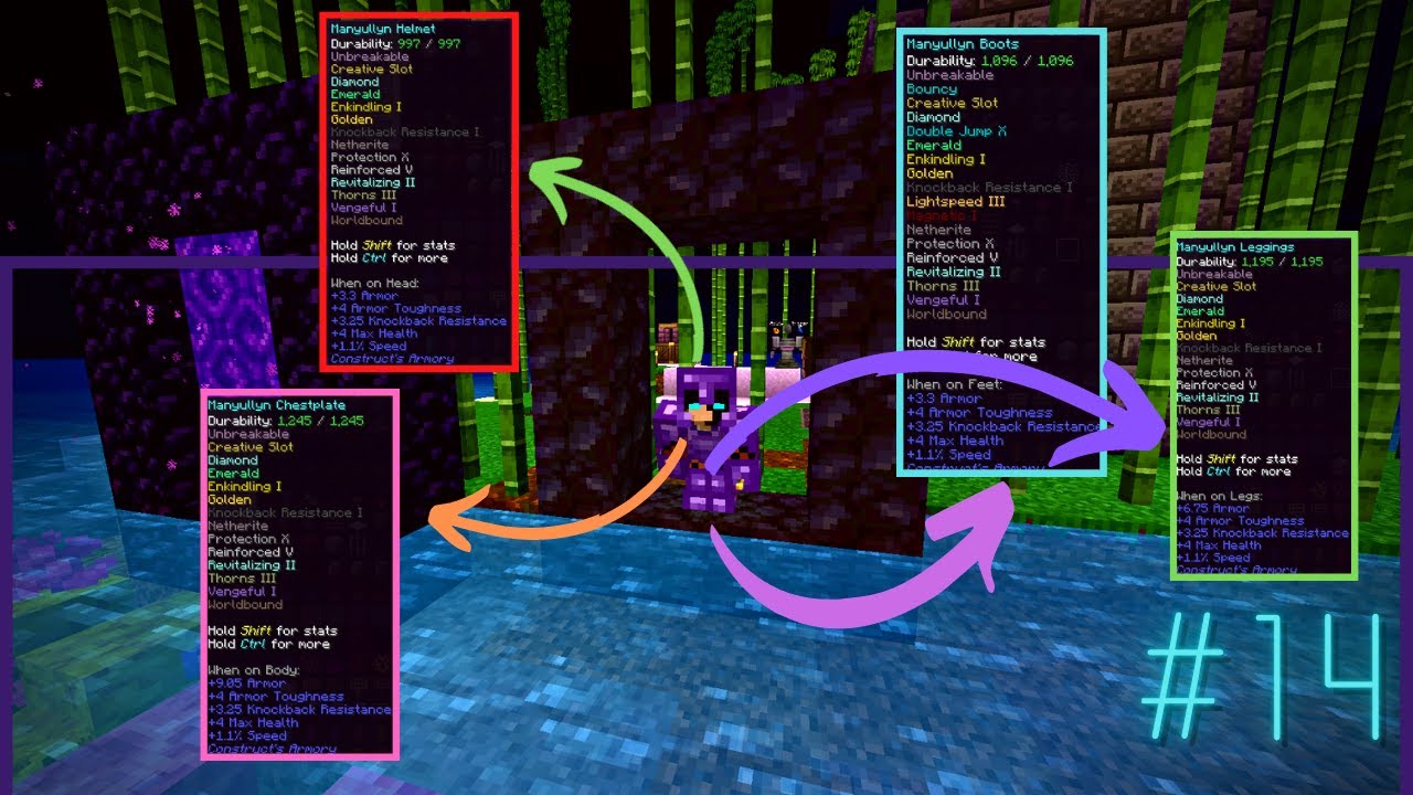 I MADE THE BEST TINKER'S CONSTRUCT ARMOR EVER!!! Vault Hunters Plus ...