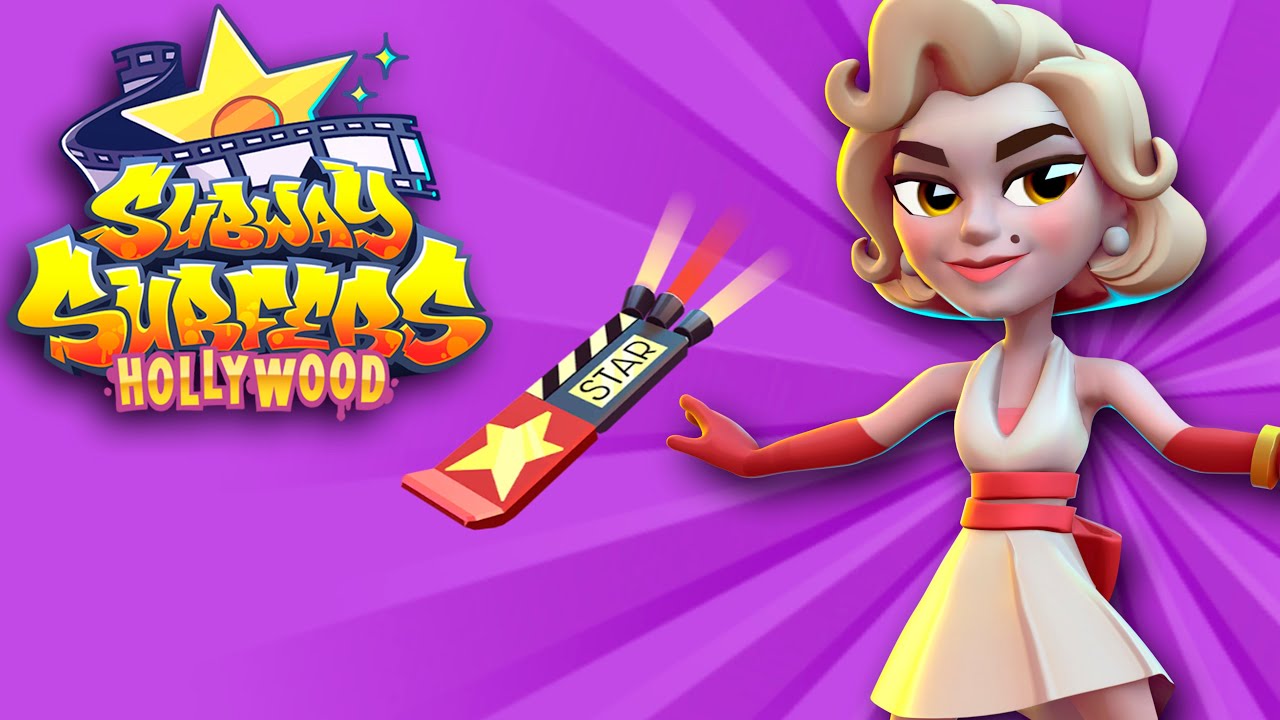 Subway Surfers NEW ONE RUN Challenge World Tour Hollywood 2024 - YouTube
