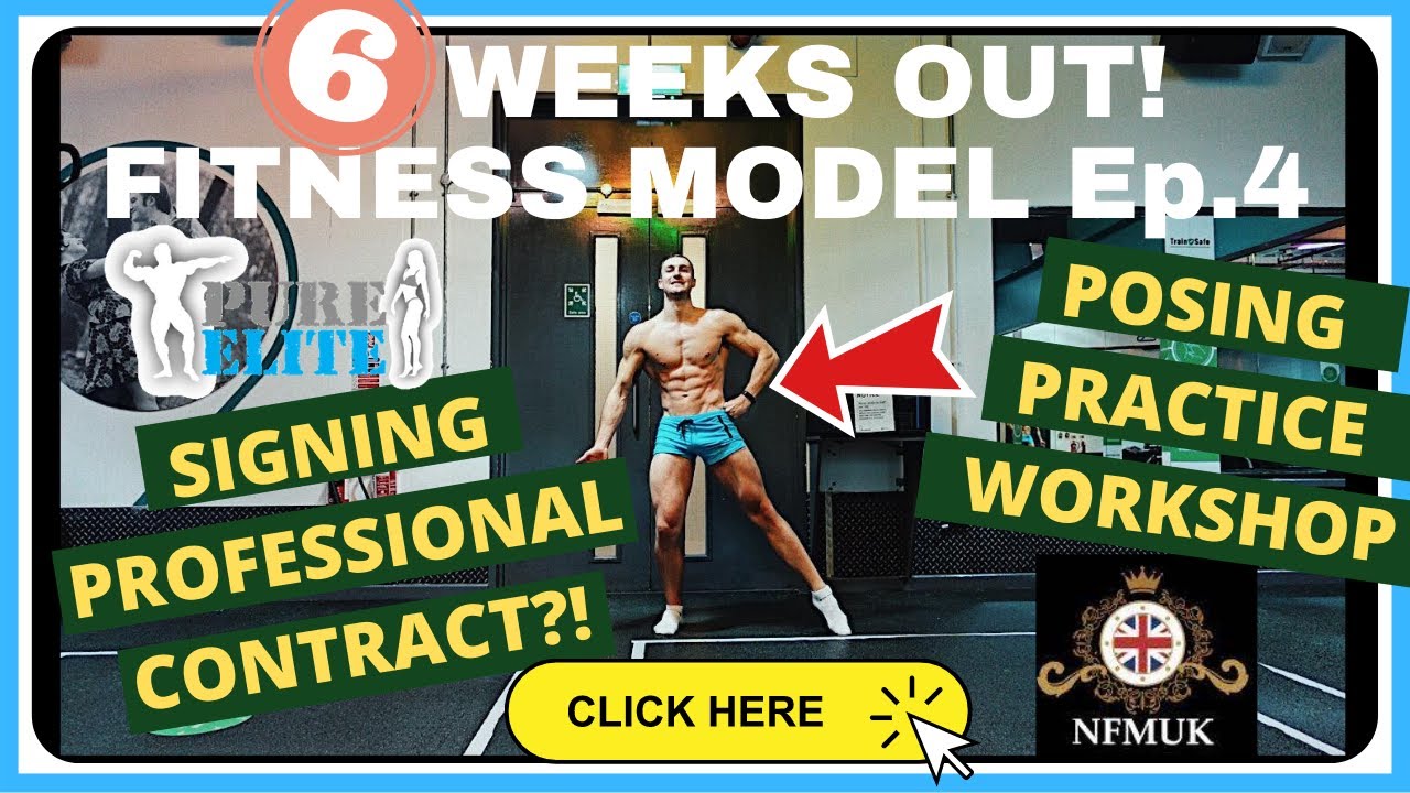 6 WEEKS OUT FITNESS MODEL // NFMUK Posing Practice // Becoming A ...