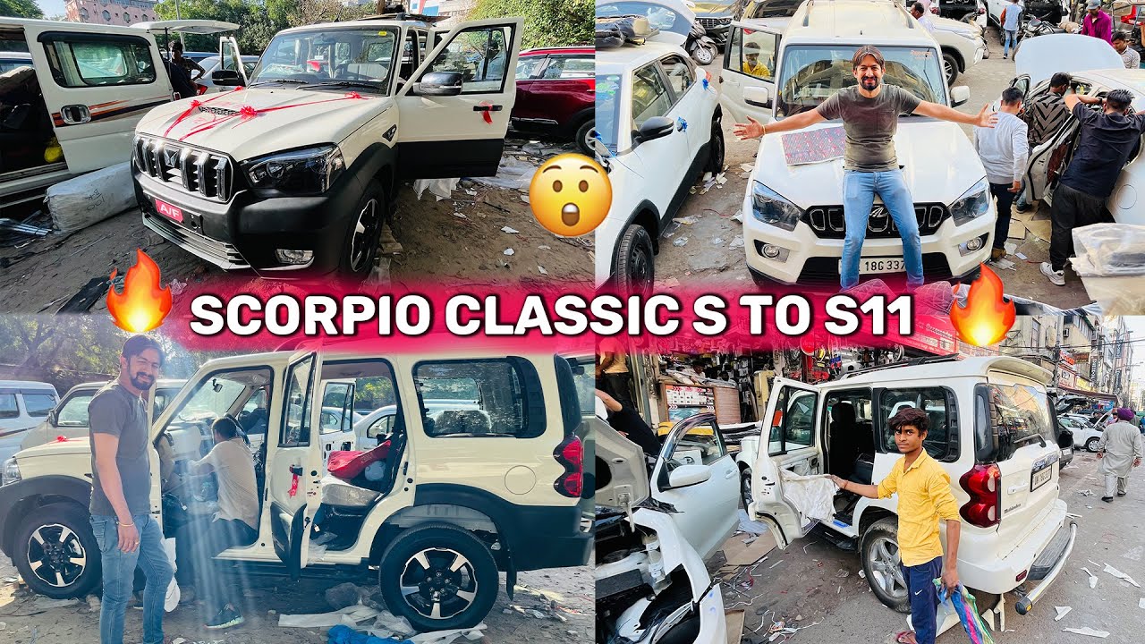 Scorpio Classic Full Modification S to S11 Base to top😱वो भी इतने सस्ते ...