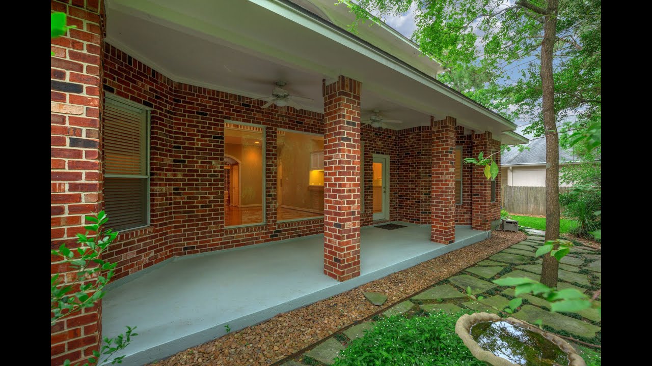 Homes for Sale in The Woodlands | 38 Fairbranch Circle - YouTube