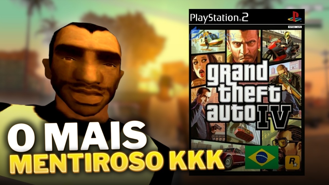 O CLÁSSICO GTA 4 de PS2 ! KKK - YouTube