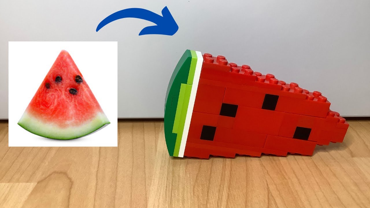 How to build a Lego watermelon - YouTube
