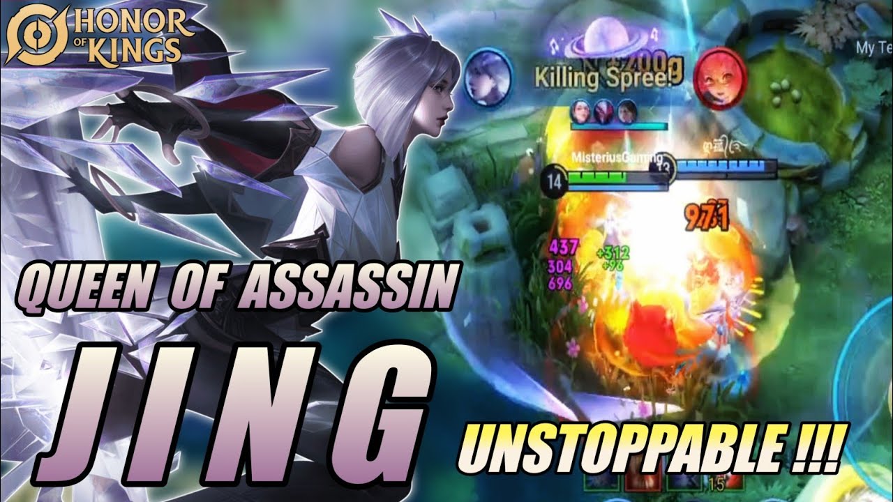JING Unstoppable Assassin Honor of Kings (HOK) best jungler NO COUNTER ...