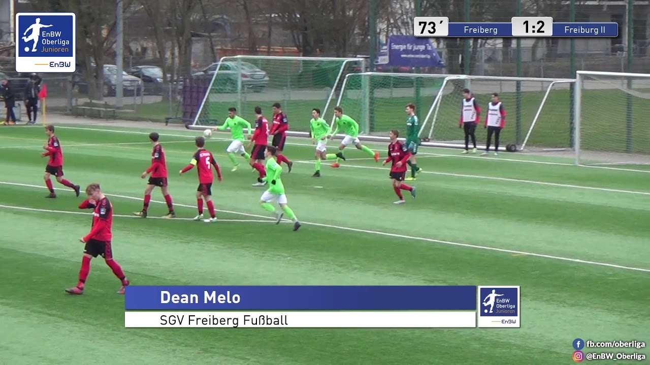 B-Junioren - 1:2 - Dean Melo - SGV Freiberg Fußball - YouTube