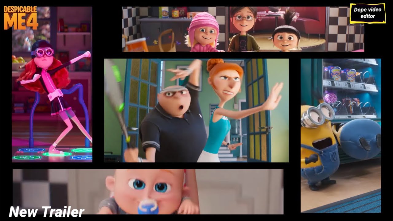 Despicable Me 4 - Official 4k Trailer - Steve Carell, Kristen Wiig ...